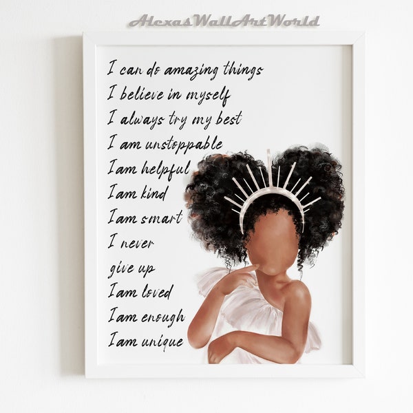 Black Girl Magic Affirmation Cards - Etsy