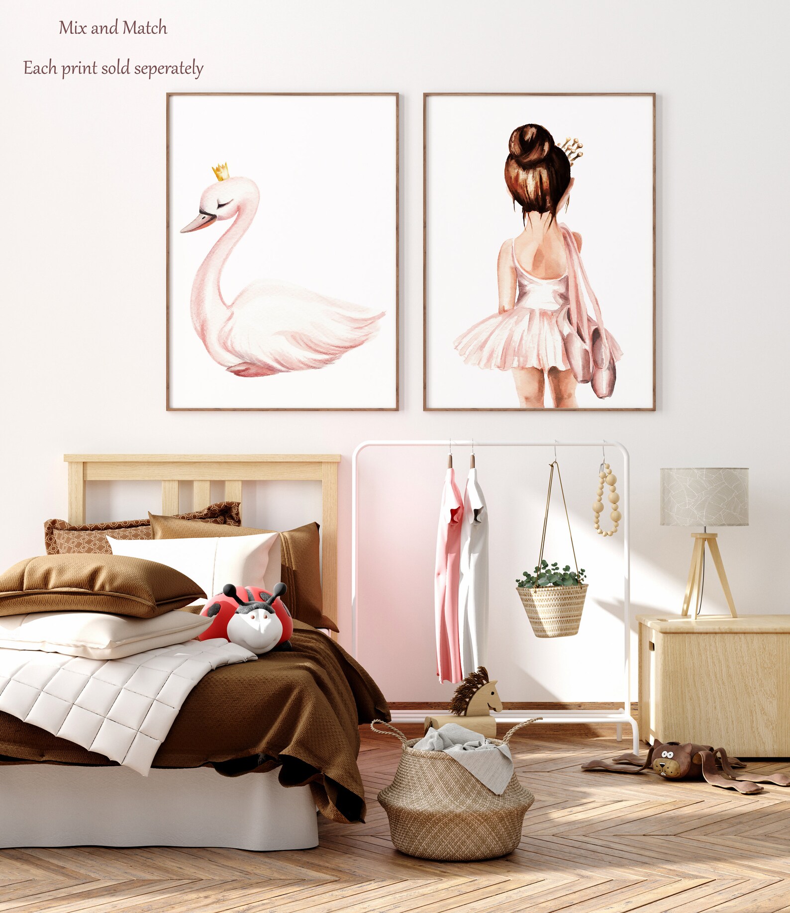Set of 3 Princess Ballerina Prints Ballerina Nursery Decor - Etsy
