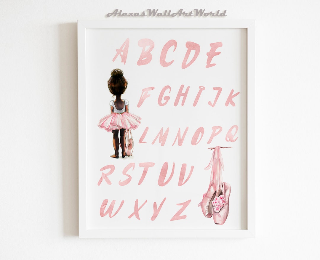 African American Art, Dark Skin Ballerina Poster, Black Ballerina Wall ...