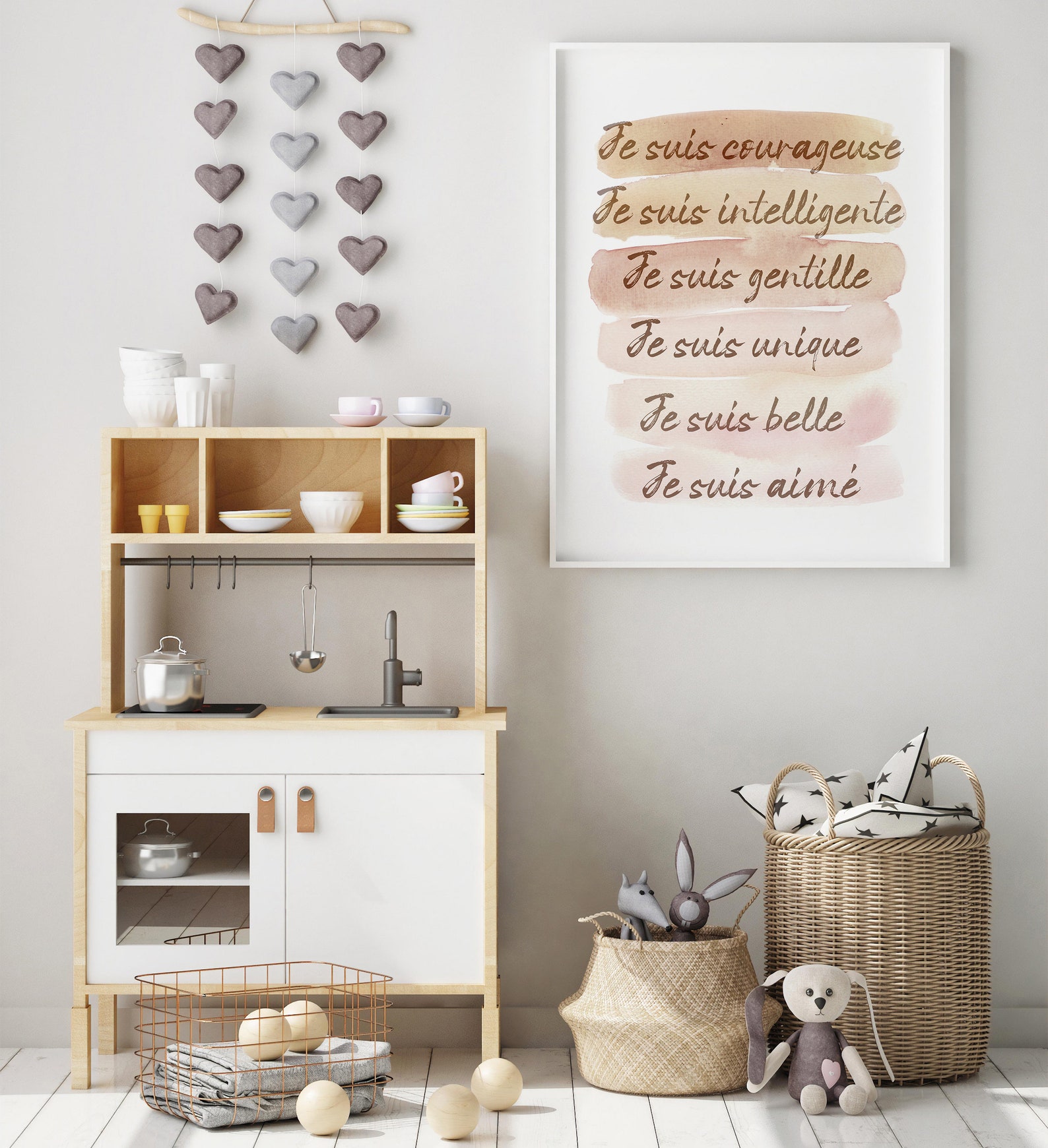 French Positive Affirmations Wall Art French Affirmation - Etsy