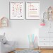 Alphabet Poster, Girly Alphabet and Numbers Prints, Set of 2 Prints ...