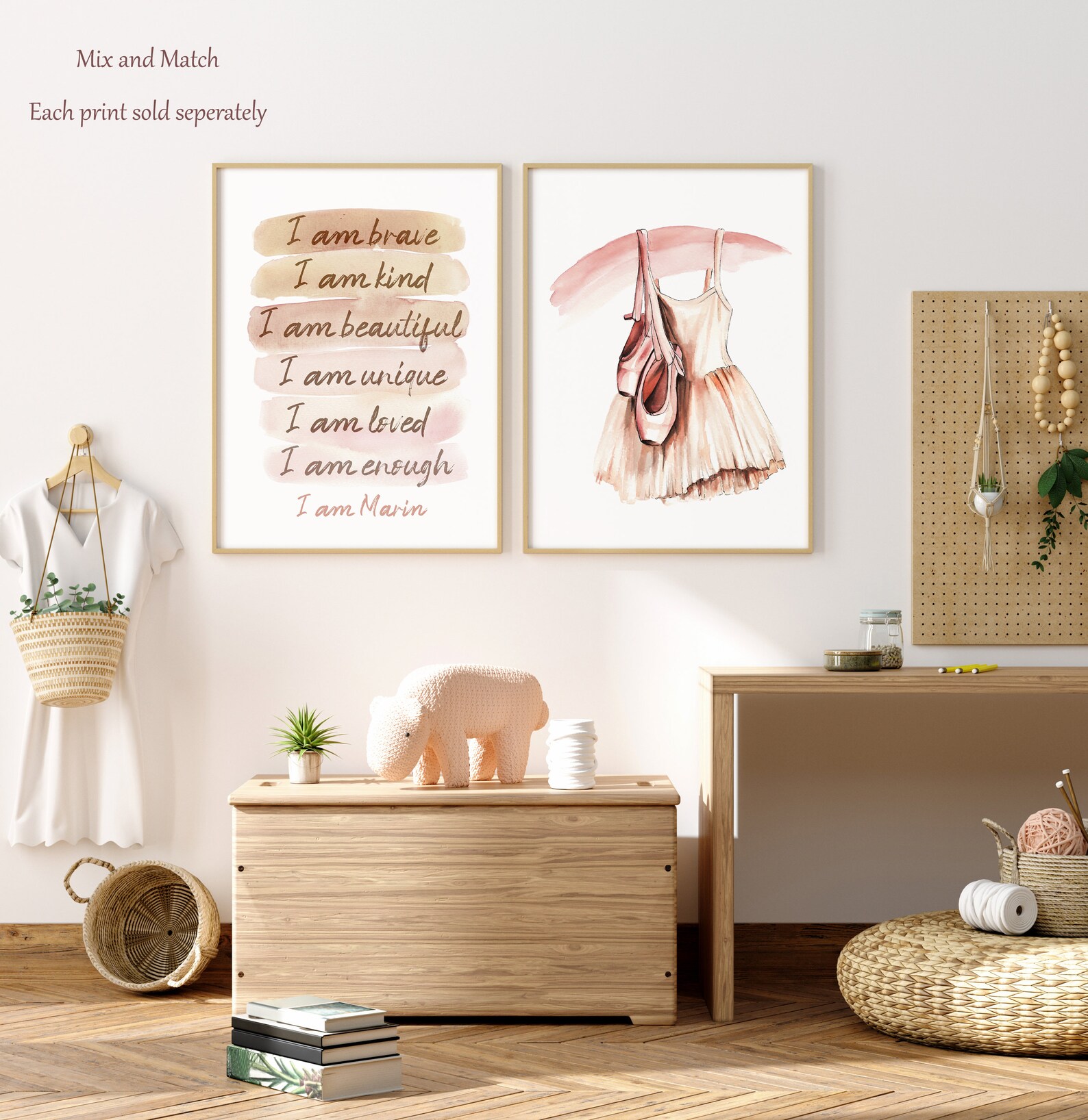 French Positive Affirmations Wall Art French Affirmation | Etsy