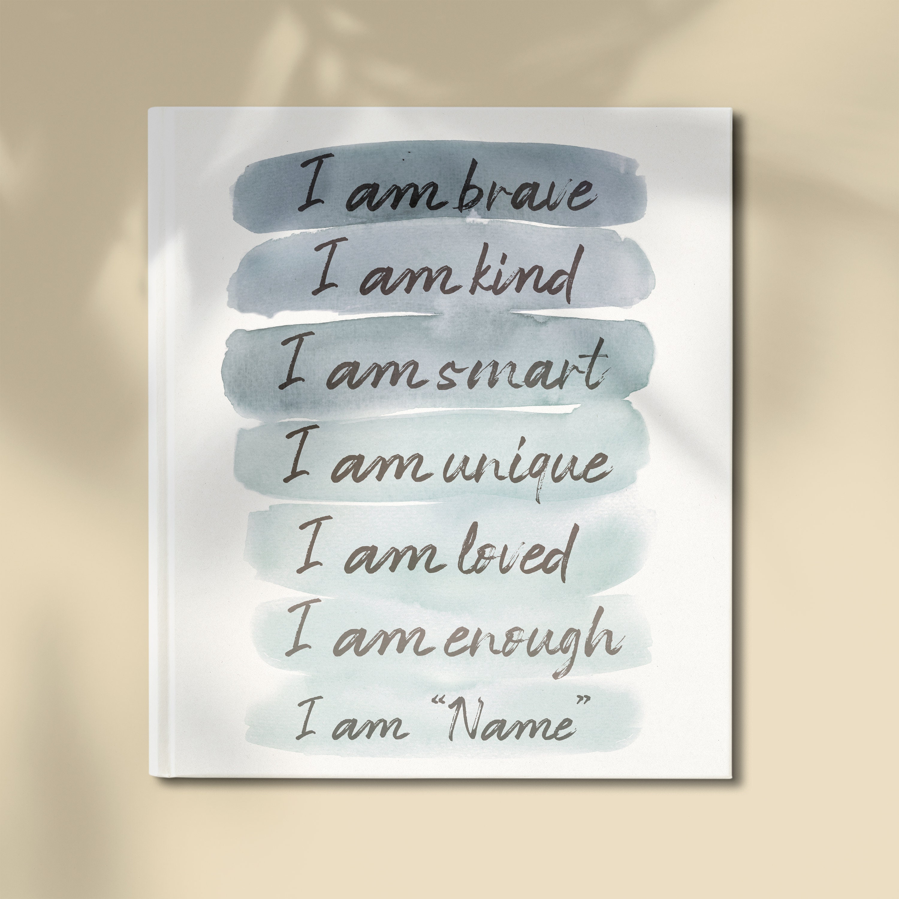 Kisd Name Positive Affirmations Poster Personalized Blue - Etsy Canada