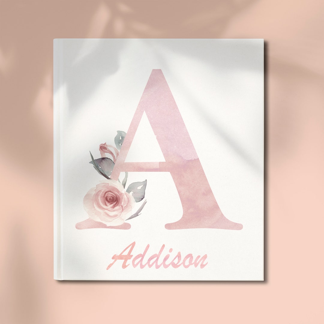 Custom Girl Name Canvas Print, Personalised Canvas Wall Art ...