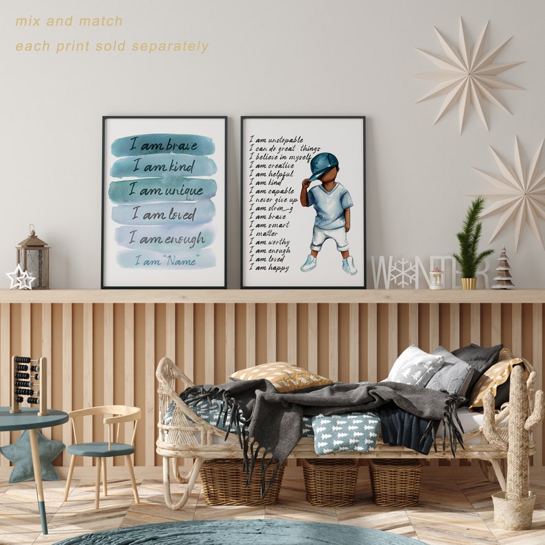 Personalized Name Positive Affirmations Print Affirmations - Etsy