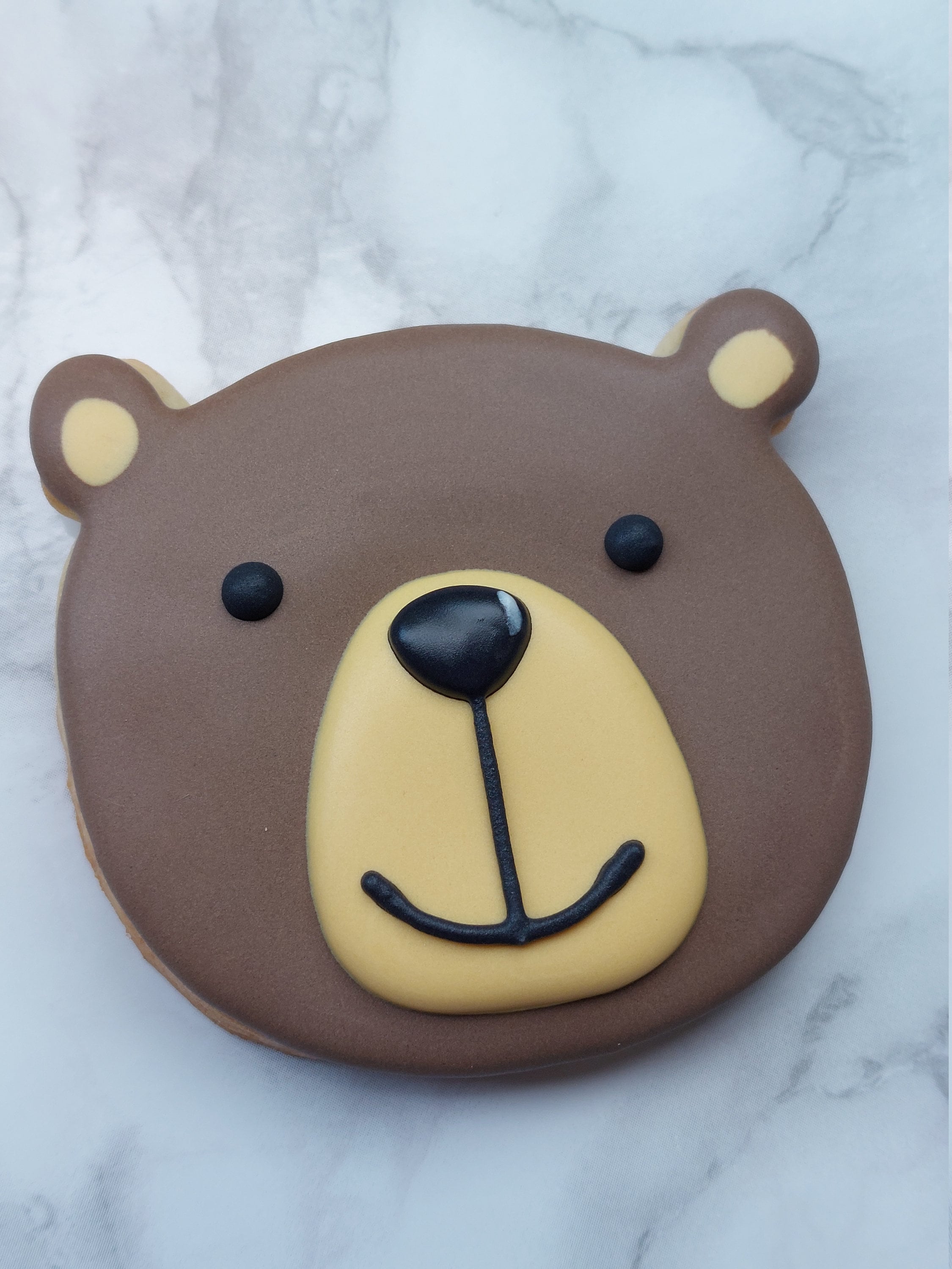 Teddy/Bear Biscuit Kids Birthday Party Biscuit set of 4 | Etsy