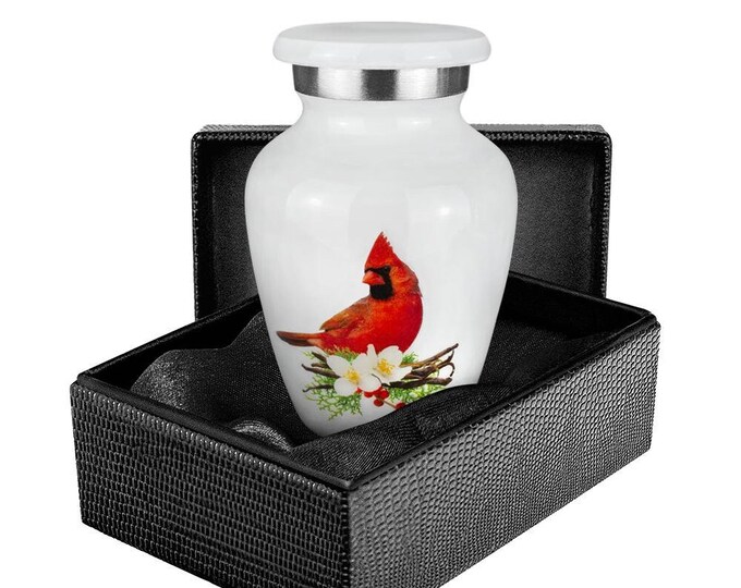 Cremation Urn | Cardinal KEEPSAKE | Beautiful Cardinal Urn With Box - Etsy