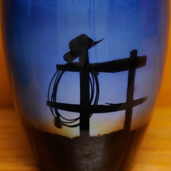 Cowboy Urn - Etsy