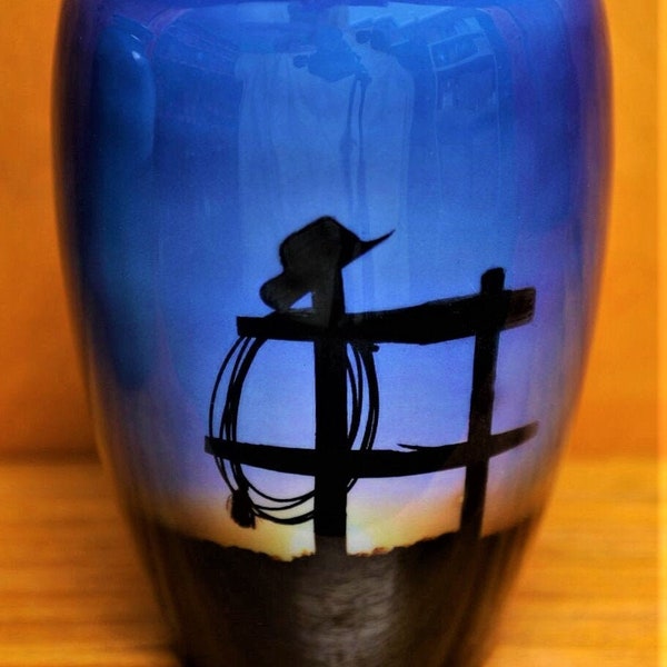 Cowboy Urn - Etsy