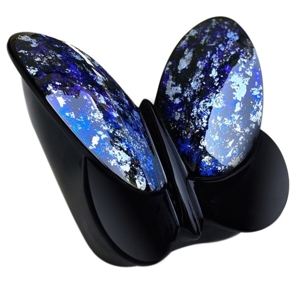 Blue Monarch Butterfly Cremation Urn (adult Size) | Beautiful Adult ...