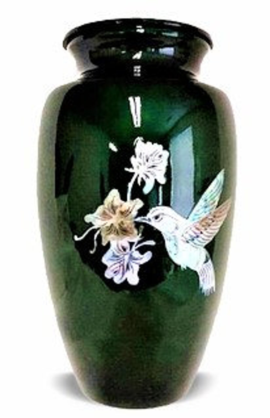 Inlaid Mother of Pearl Cremation Urn Adult Ash Urn Uniquely Made of ...