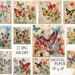 Journal Pages Clipart, Vintage Backgrounds Digital, Floral and ...