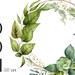 Watercolor Botanical Wreaths Clipart, Wreaths, Wedding, Instant ...