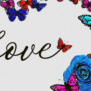 Clipart for Valentine's Day, Romantic Soul Watercolor Clipart of ...