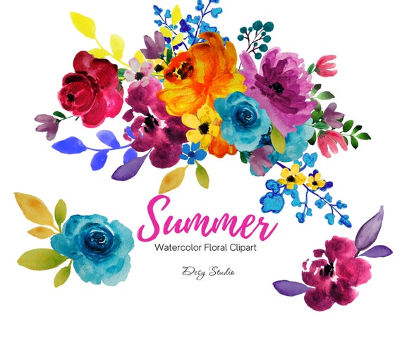 Summer Flowers Clipart