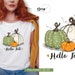 Hello Fall PNG Fall PUMPKINS Sublimation Designs Downloads - Etsy