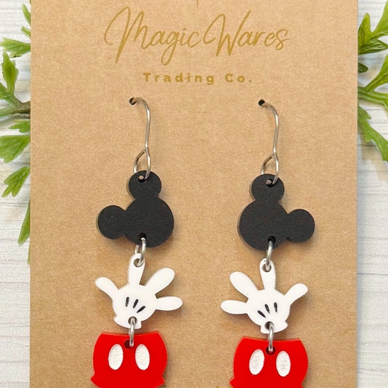 Black Resin Mickey Mouse - Etsy
