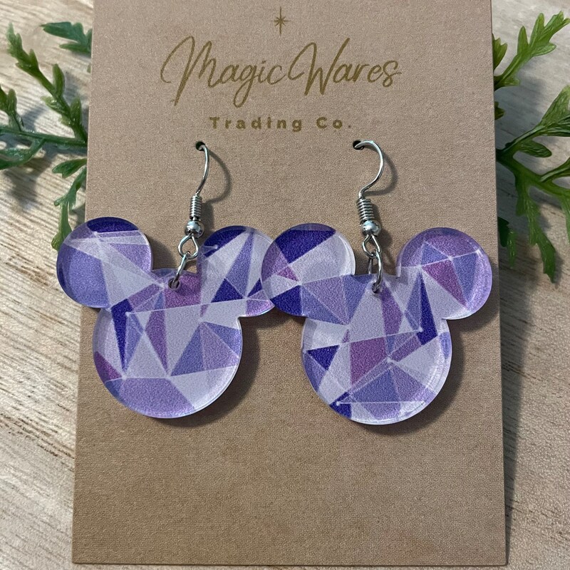 Purple Earring - Etsy