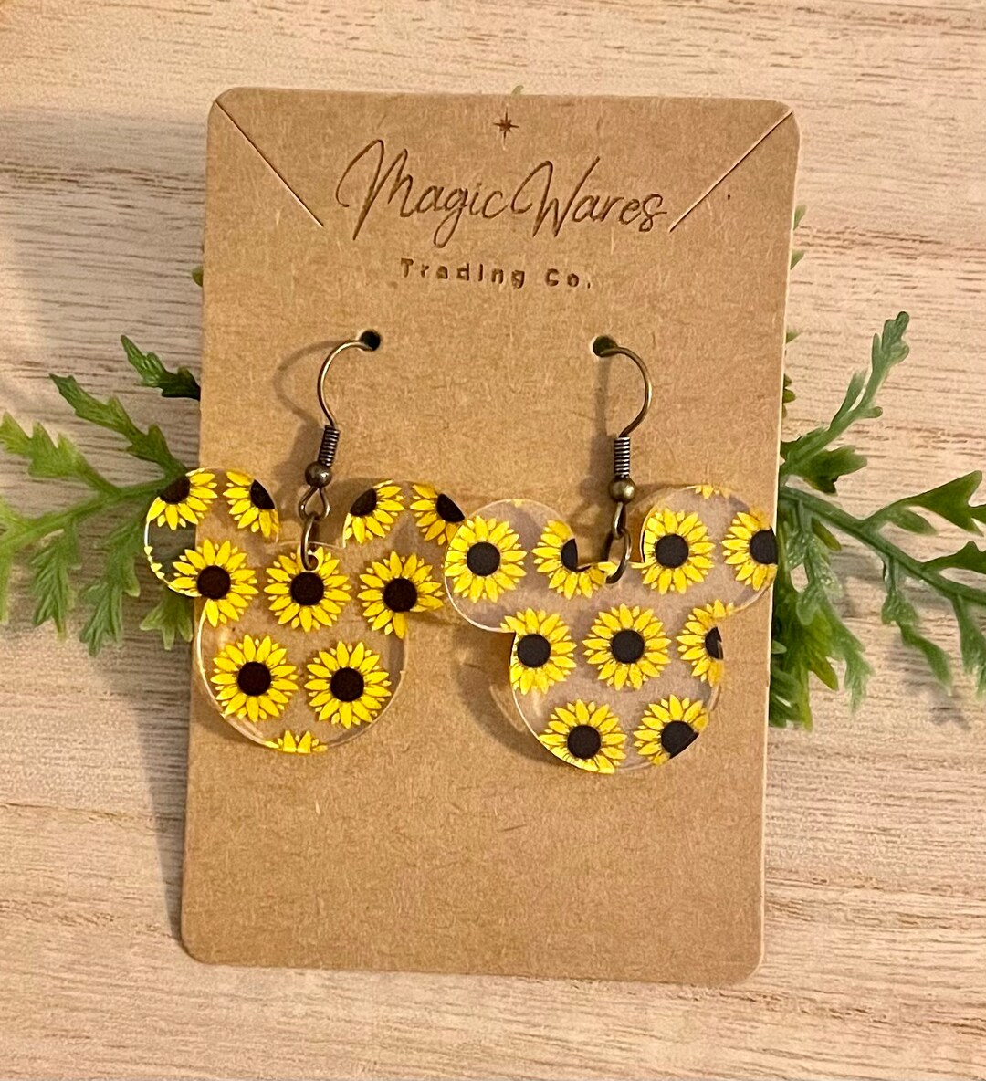 Sunflower Mouse Laser Cut Sunflower Patterned Crystal - Etsy
