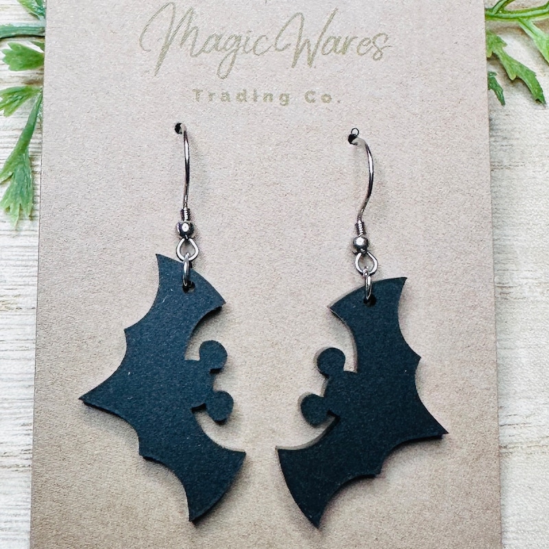 Bat Earring - Etsy