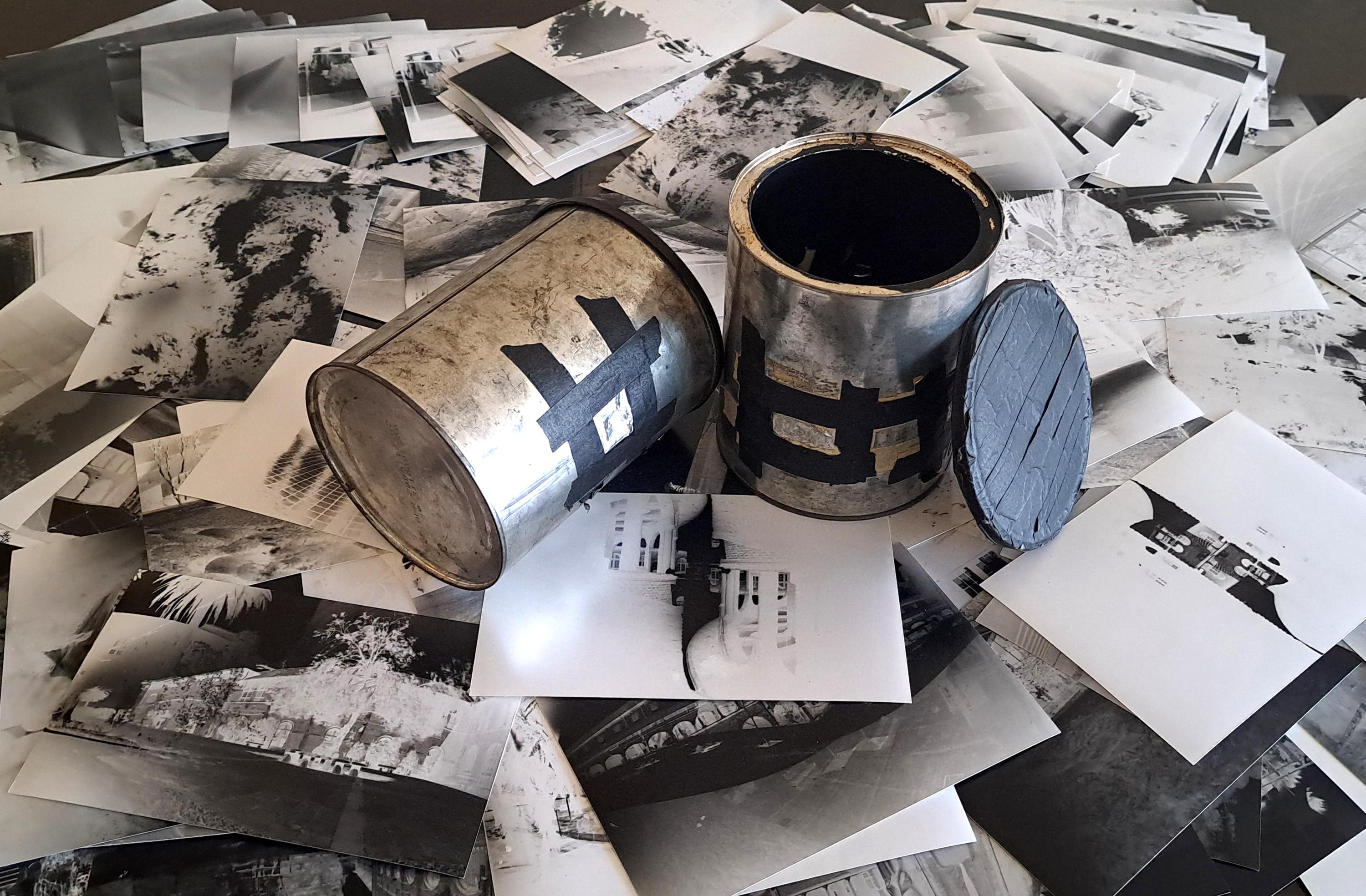 Fine Art Pinhole Print With Mysterious Architecture Cube, Surreal ...