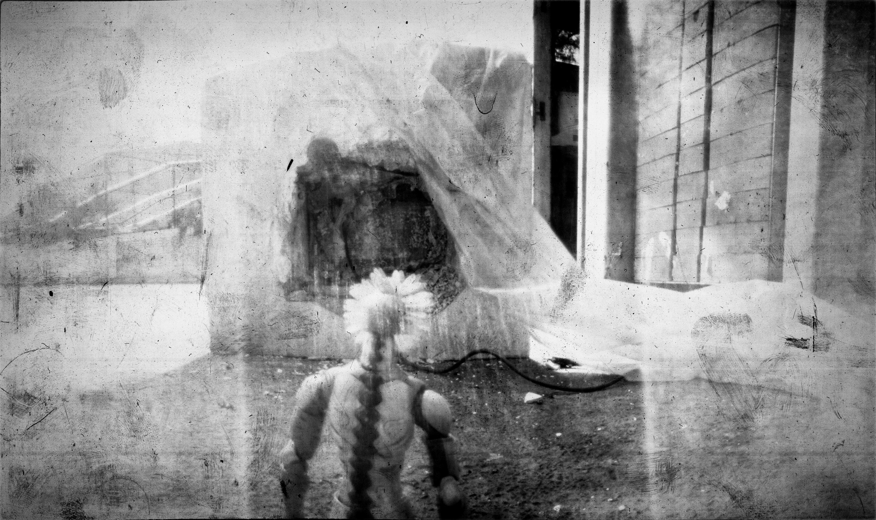Fine Art Pinhole Print With Mysterious Architecture Cube, Surreal ...