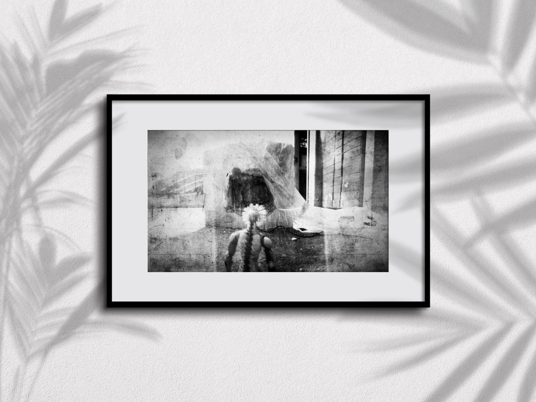 Fine Art Pinhole Print With Mysterious Architecture Cube, Surreal ...