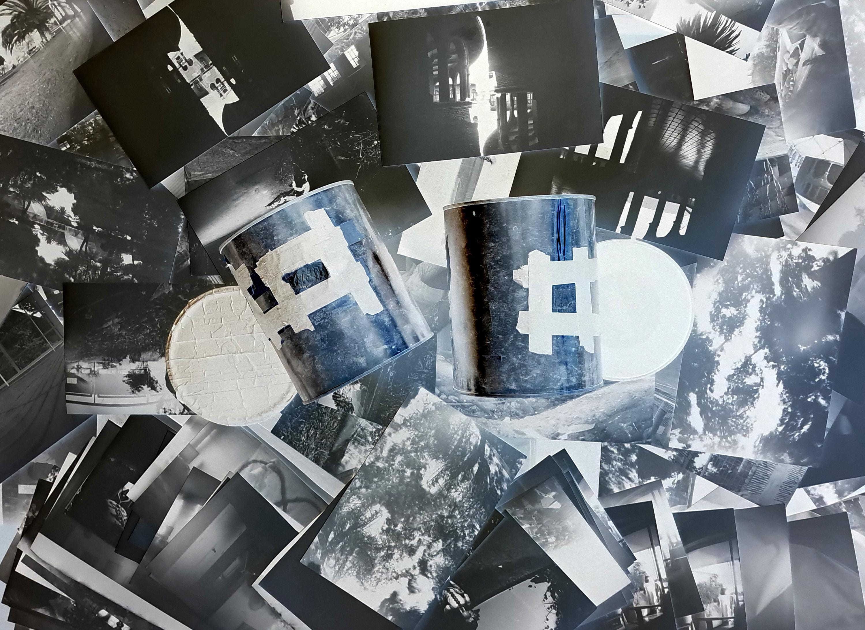 Fine Art Pinhole Print With Mysterious Architecture Cube, Surreal ...