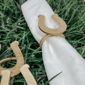 Horseshoe Napkin Rings | Farmhouse Napkin Rings | Farmhouse St Patrick ...