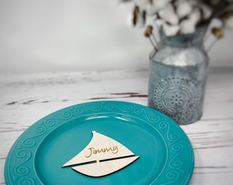 Sailboat Place Card | Etsy