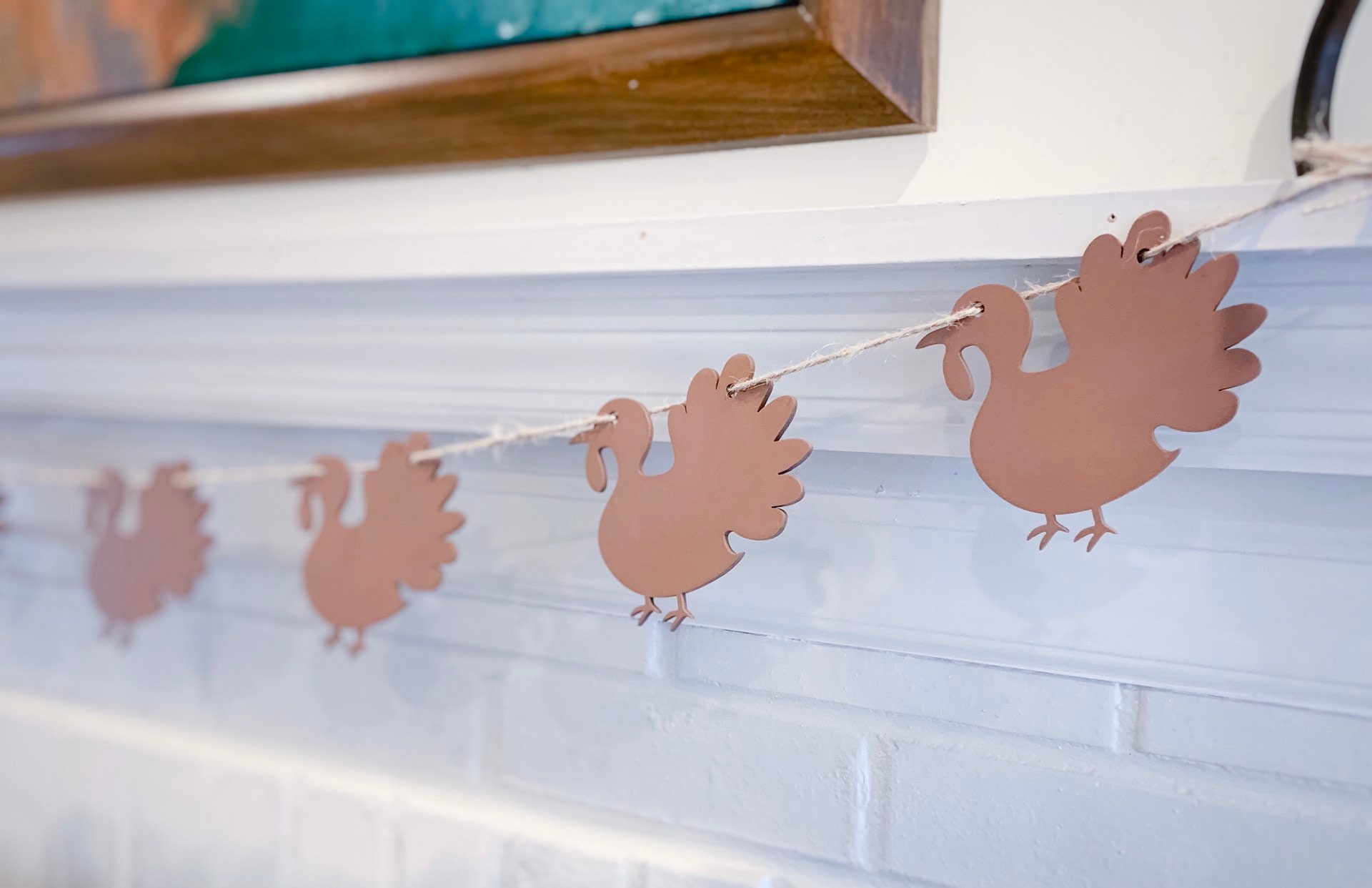 Thanksgiving Banner Turkey Banner Fall Banner Rustic | Etsy