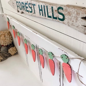 Carrot Banner|easter Banner|spring Banner|farmhouse Easter|country ...