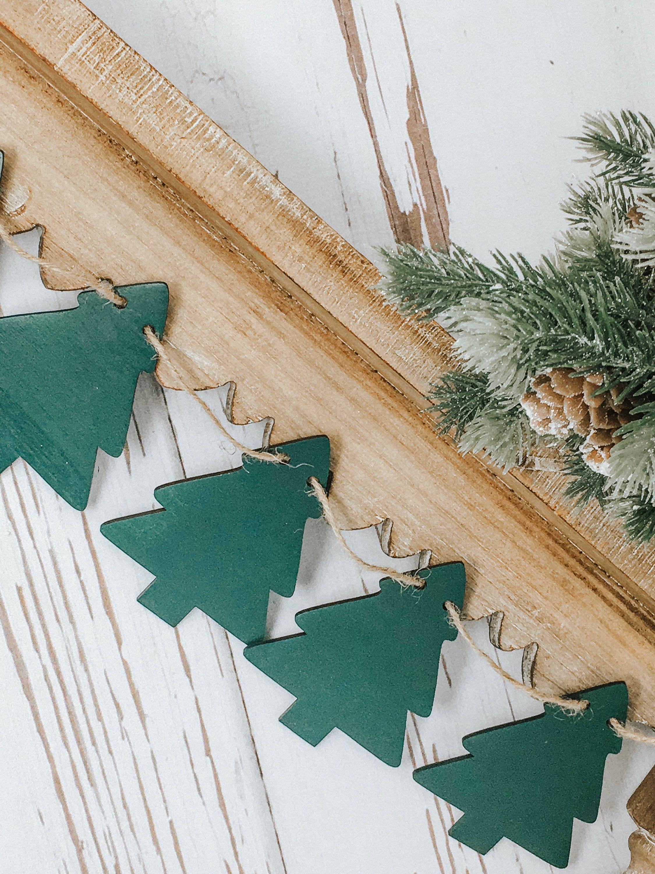 Christmas Tree Banner Farmhouse Christmas Christmas Decor | Etsy