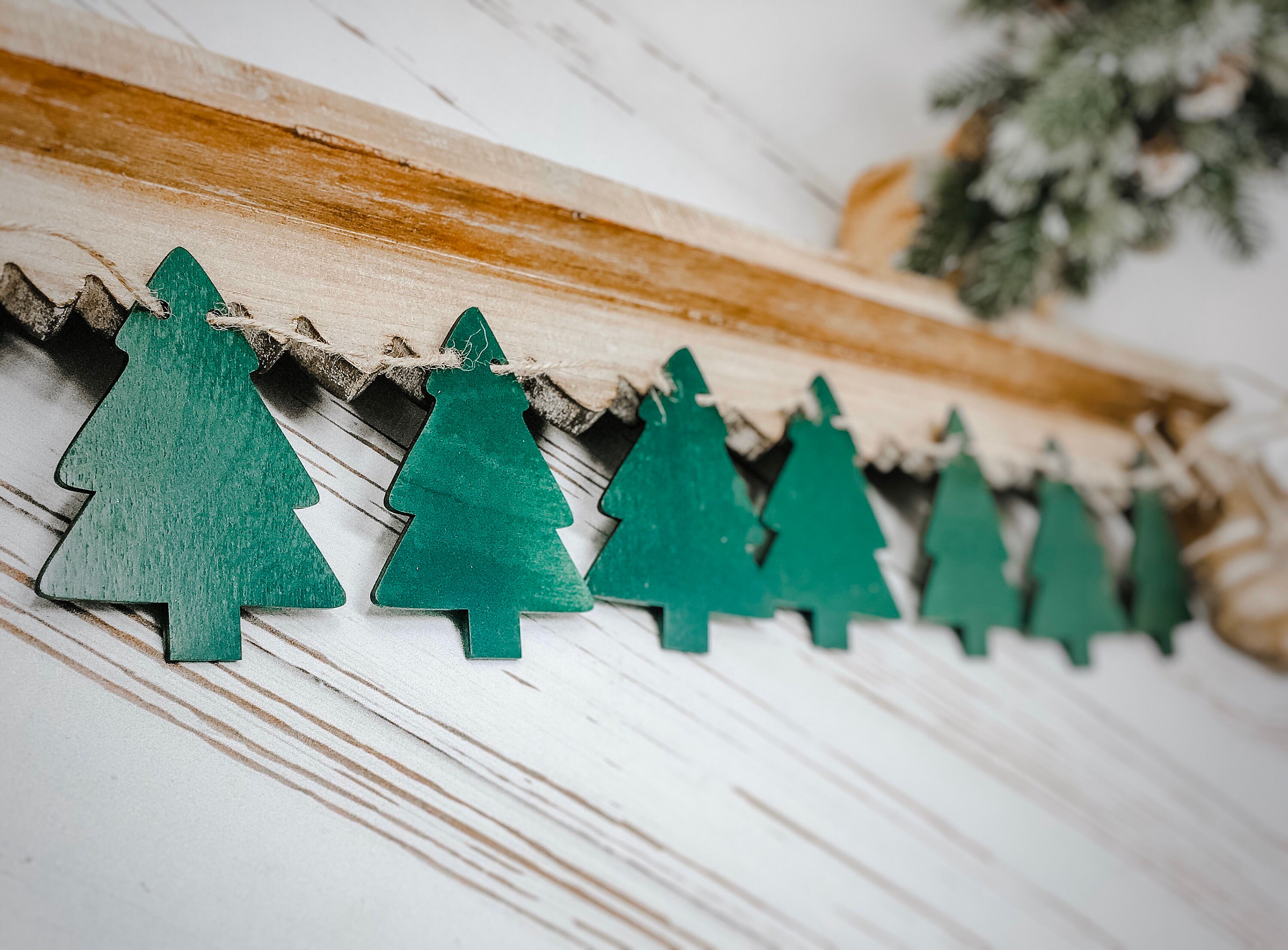 Christmas Tree Banner Farmhouse Christmas Christmas Decor | Etsy