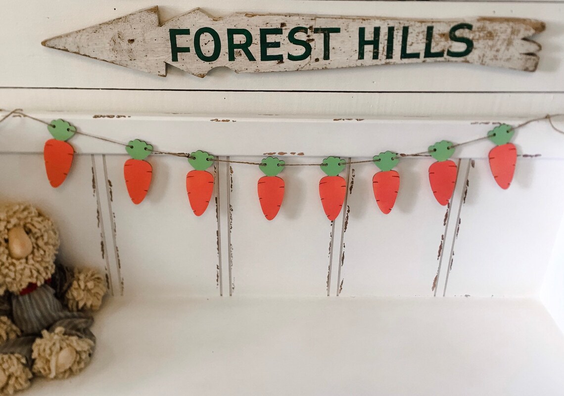 Carrot Bannereaster Bannerspring Bannerfarmhouse | Etsy