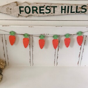 Carrot Banner|easter Banner|spring Banner|farmhouse Easter|country ...