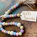 Spring Beaded Garland | Beaded Garland |spring Decorations | Wooden ...