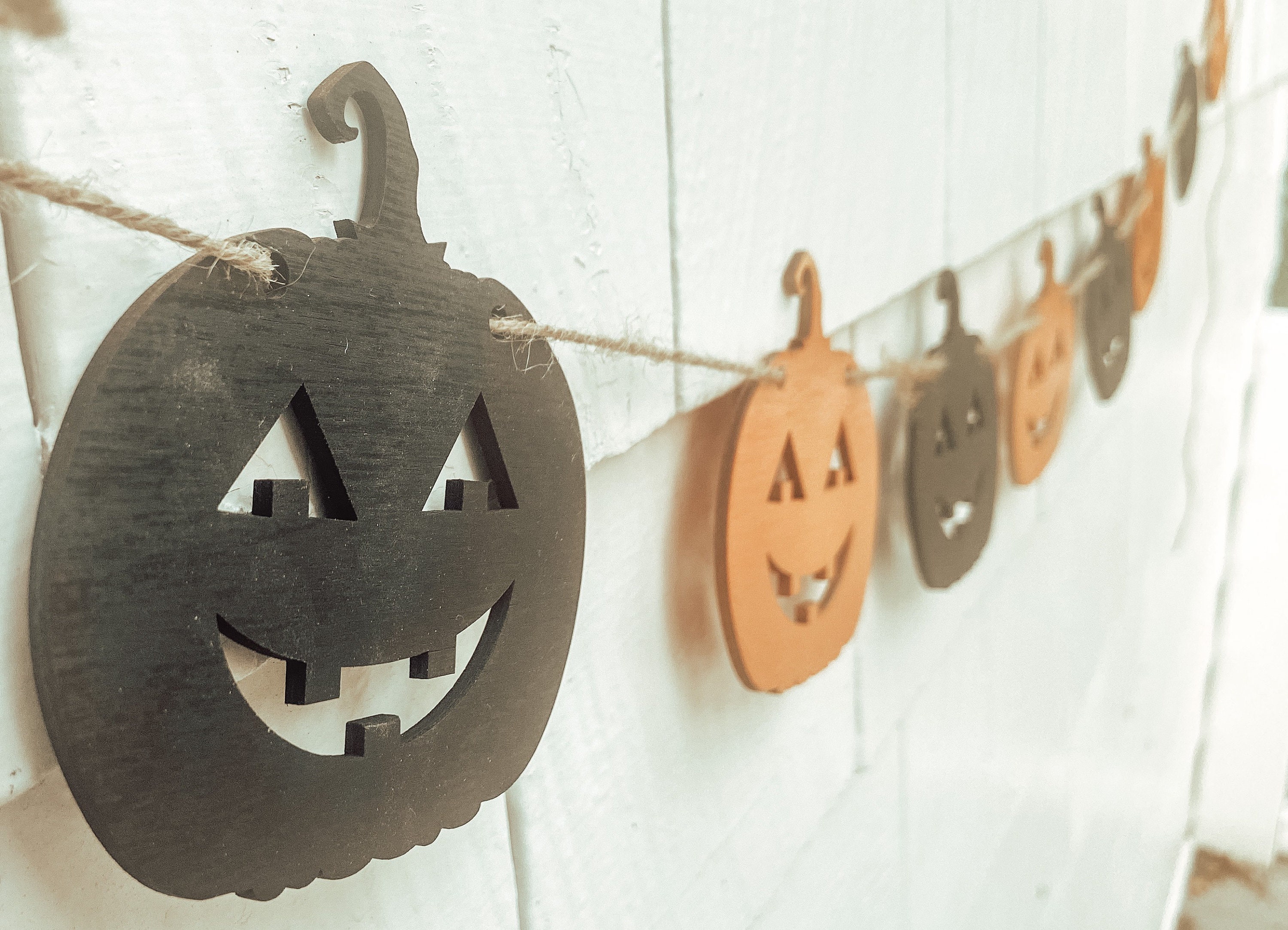 Pumpkin Banner Fall Banner Rustic Fall Banner Farmhouse | Etsy