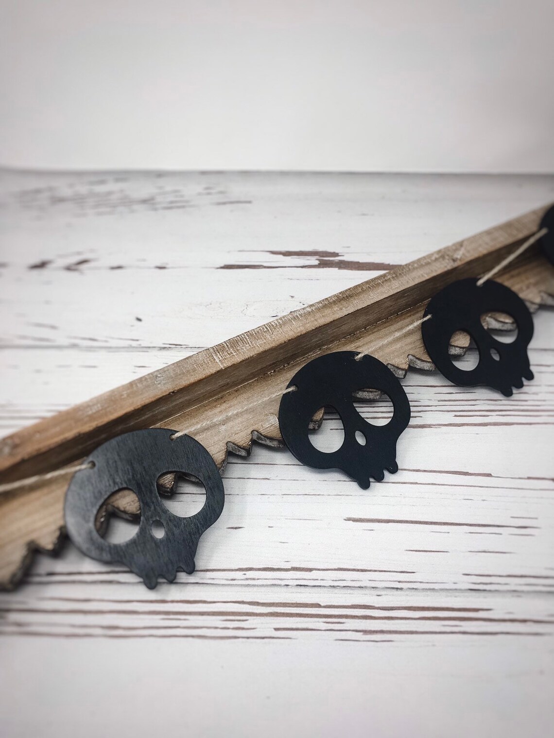 Skull Banner Halloween Banner Fall Banner Rustic Fall | Etsy