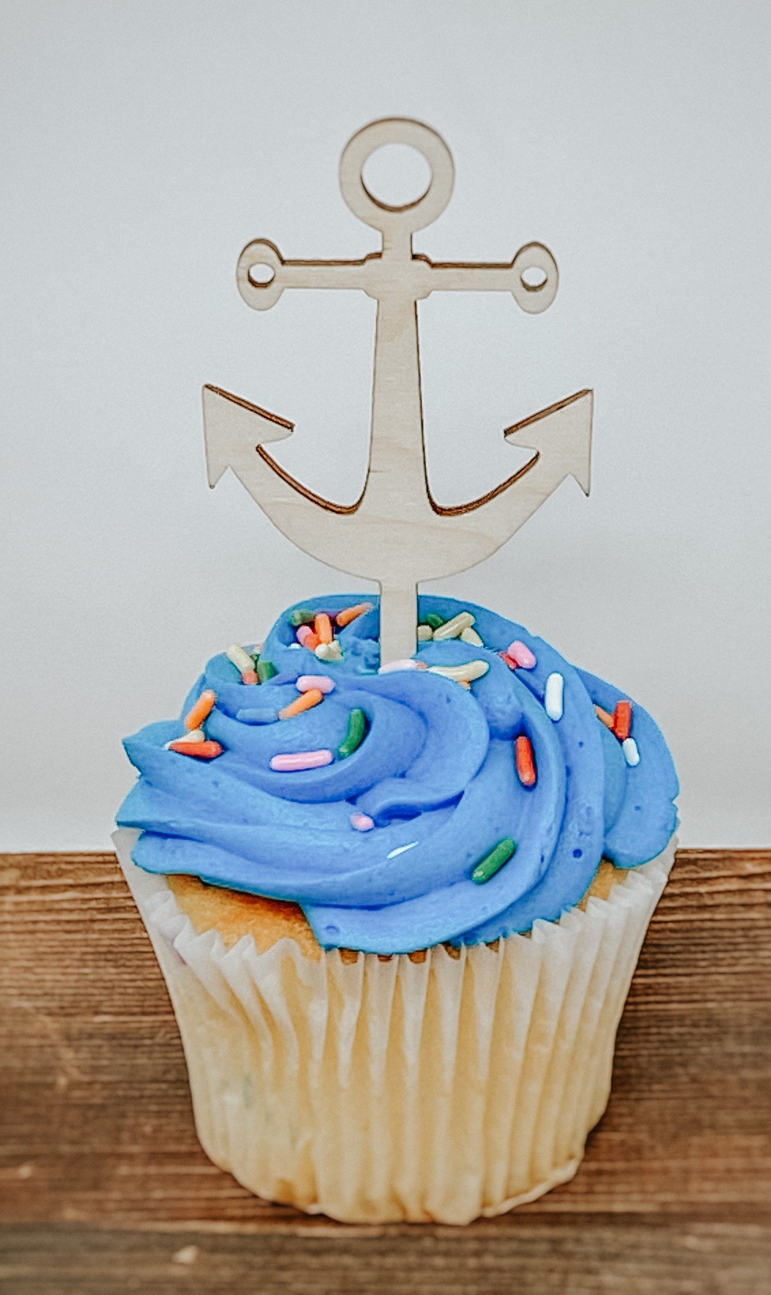 Anchor Cupcake Topper Summer Cupcake Topper Summer Party | Etsy