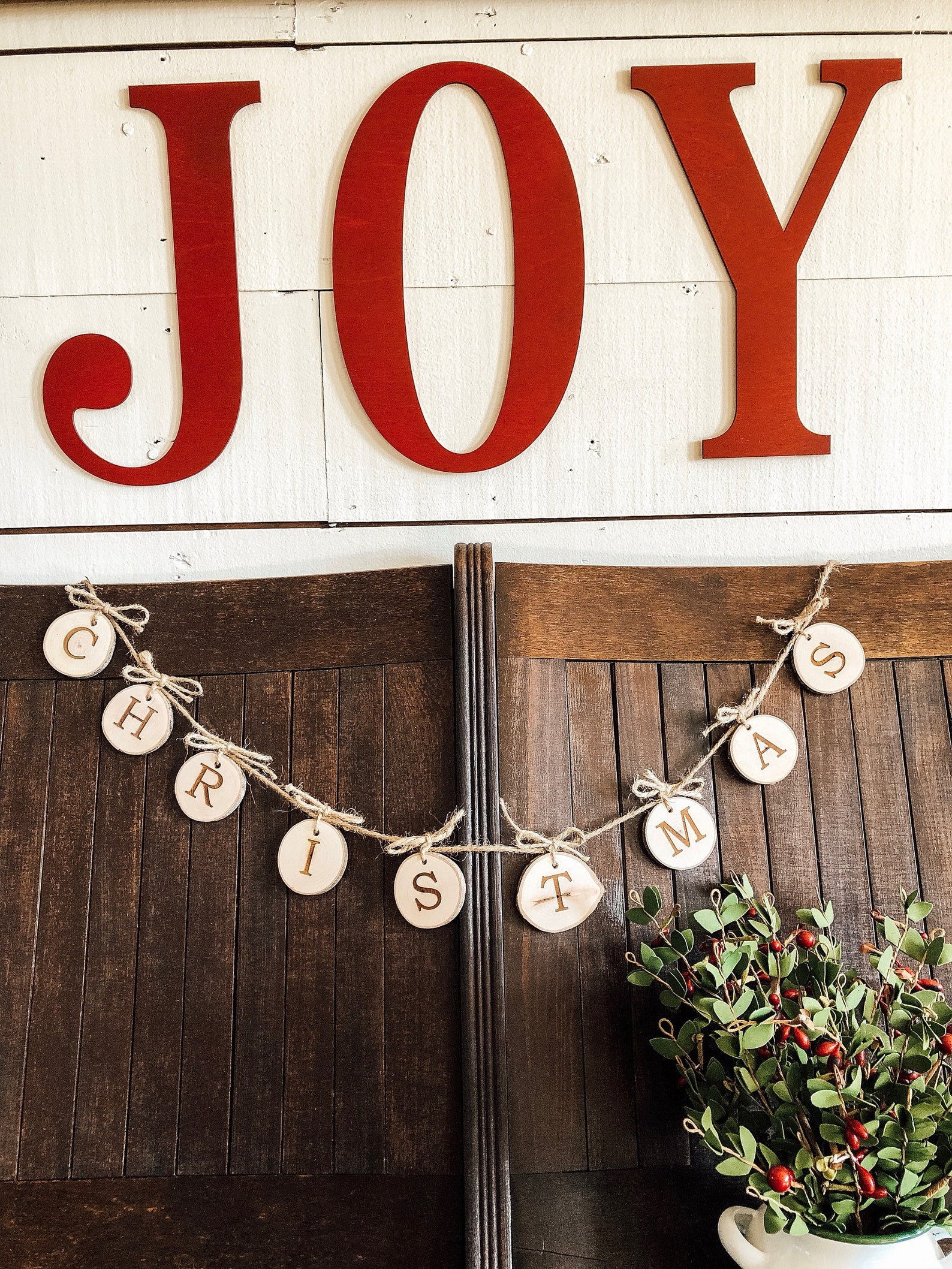 Farmhouse Christmas Banner Farmhouse Christmas Christmas | Etsy