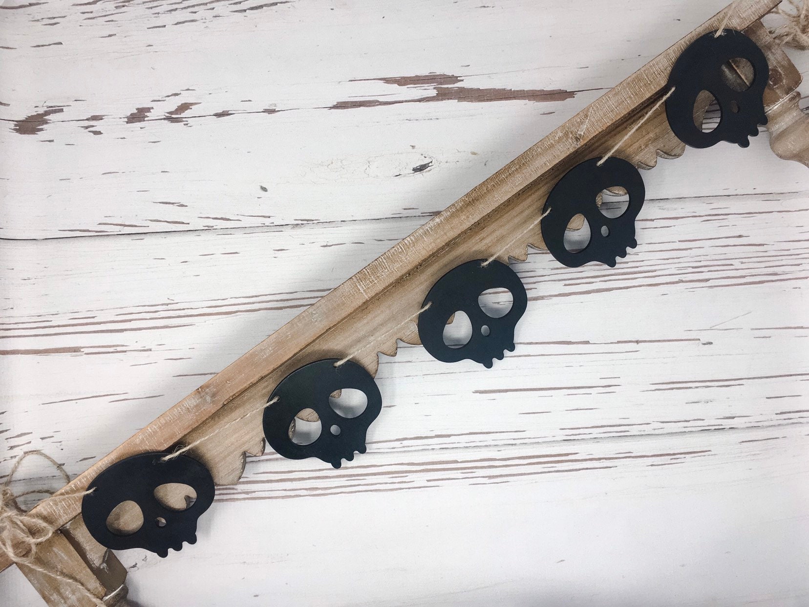 Skull Banner Halloween Banner Fall Banner Rustic Fall | Etsy