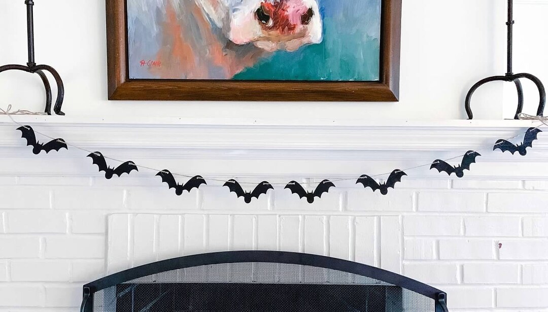 Bat Banner | Halloween Banner | Fall Banner | Fall Farmhouse Decor ...