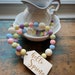 Spring Beaded Garland | Beaded Garland |spring Decorations | Wooden ...