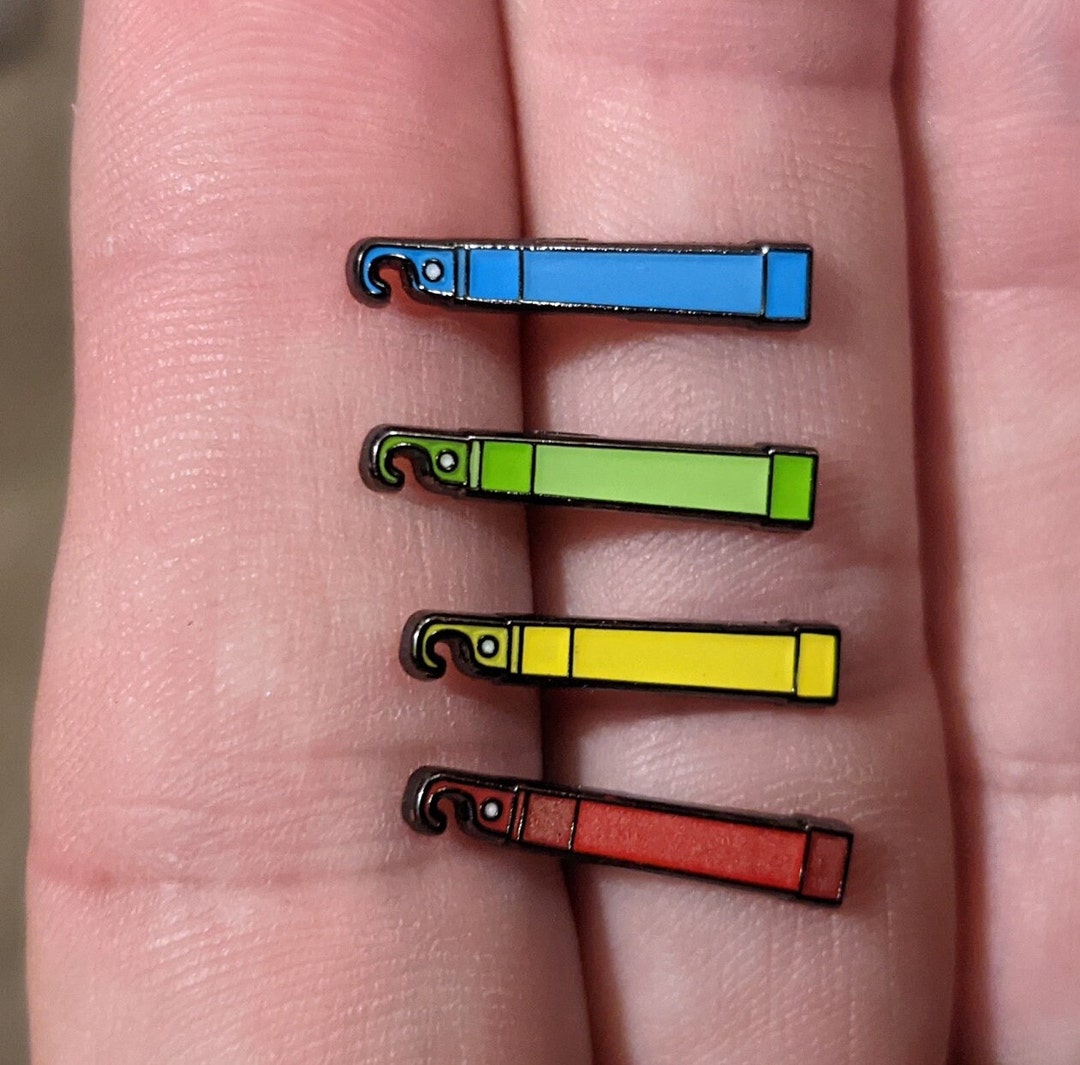 Mini Glow Stick 4 Pin Set. - Etsy