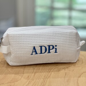 Sorority Makeup Bag - Pi Phi - Chio - Tridelt- Kappa - Theta - KD - DZ ...