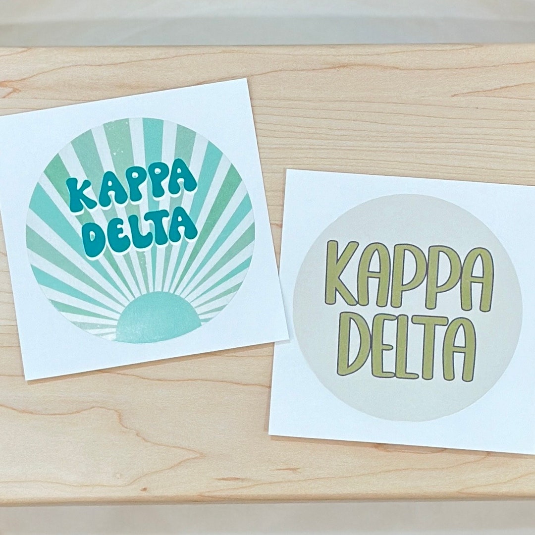Kappa Delta Sorority Stickers - Etsy