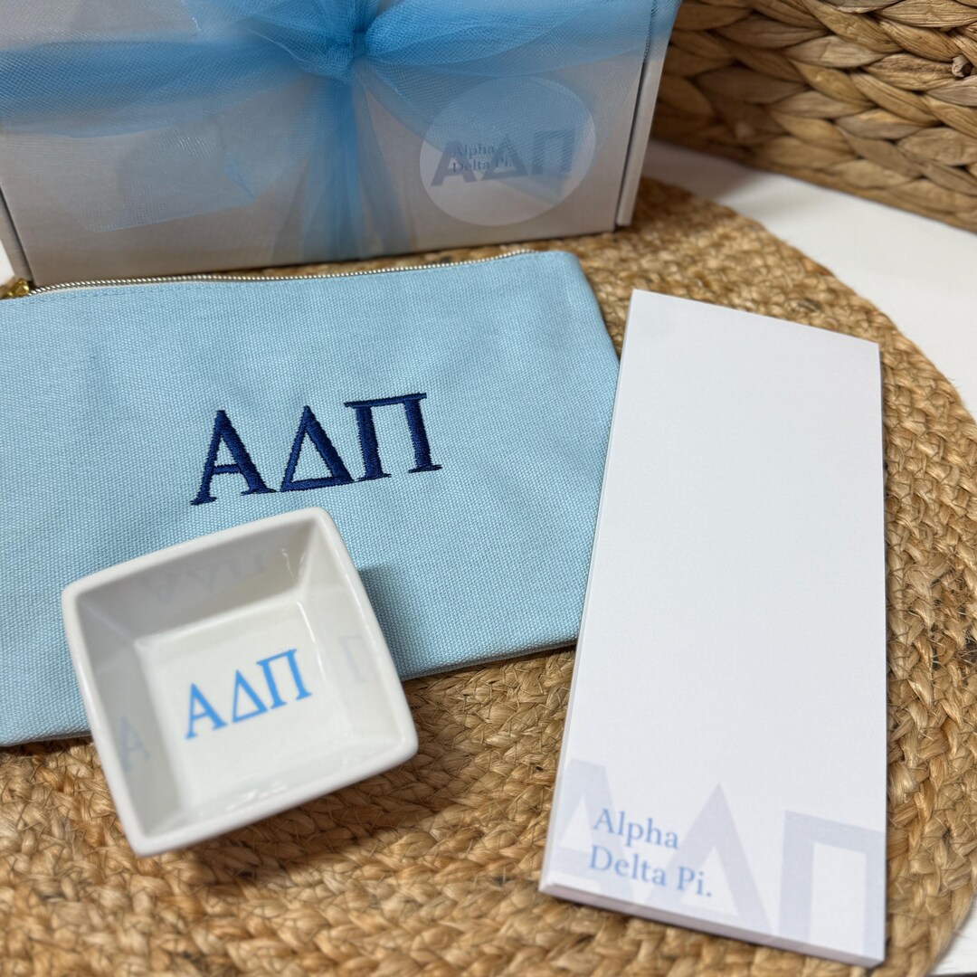 Alpha Delta Pi Sorority Celebration Gift Set 2025 - Bid Day Basket ...