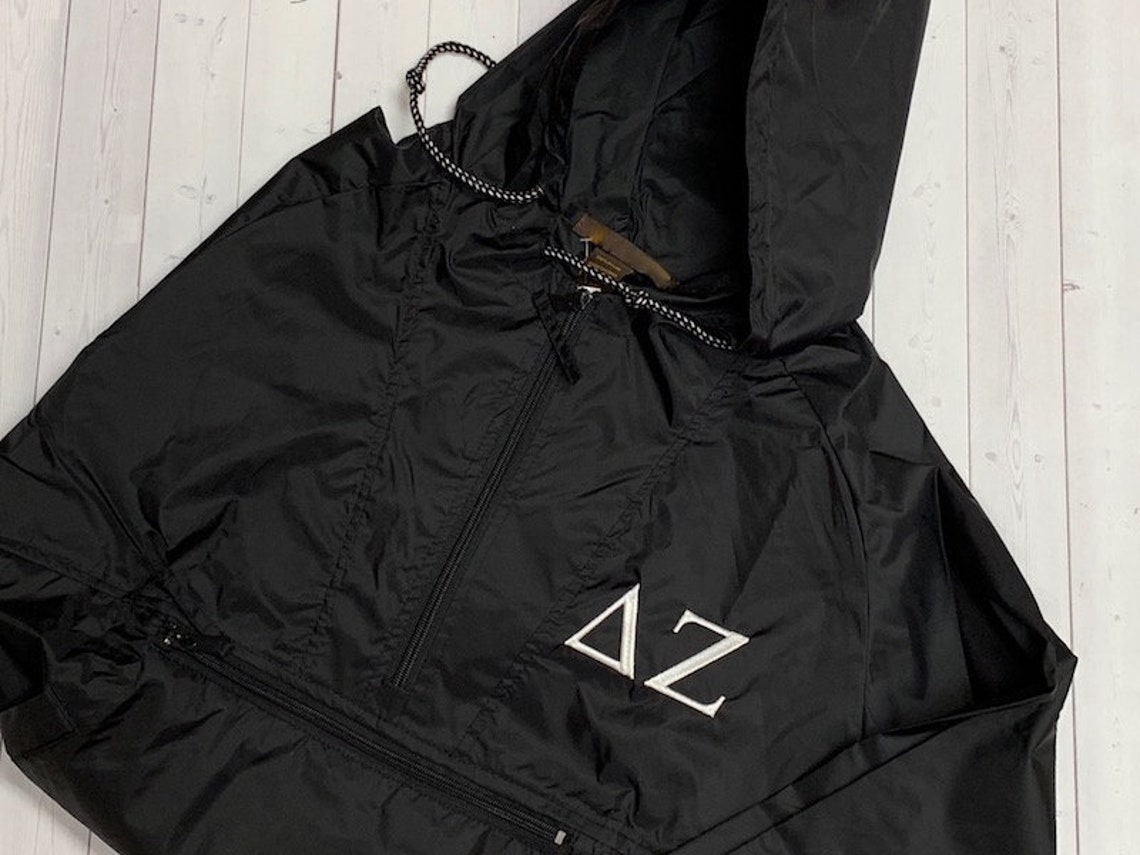 Sorority Rain Jacket Greek Windbreaker - Etsy