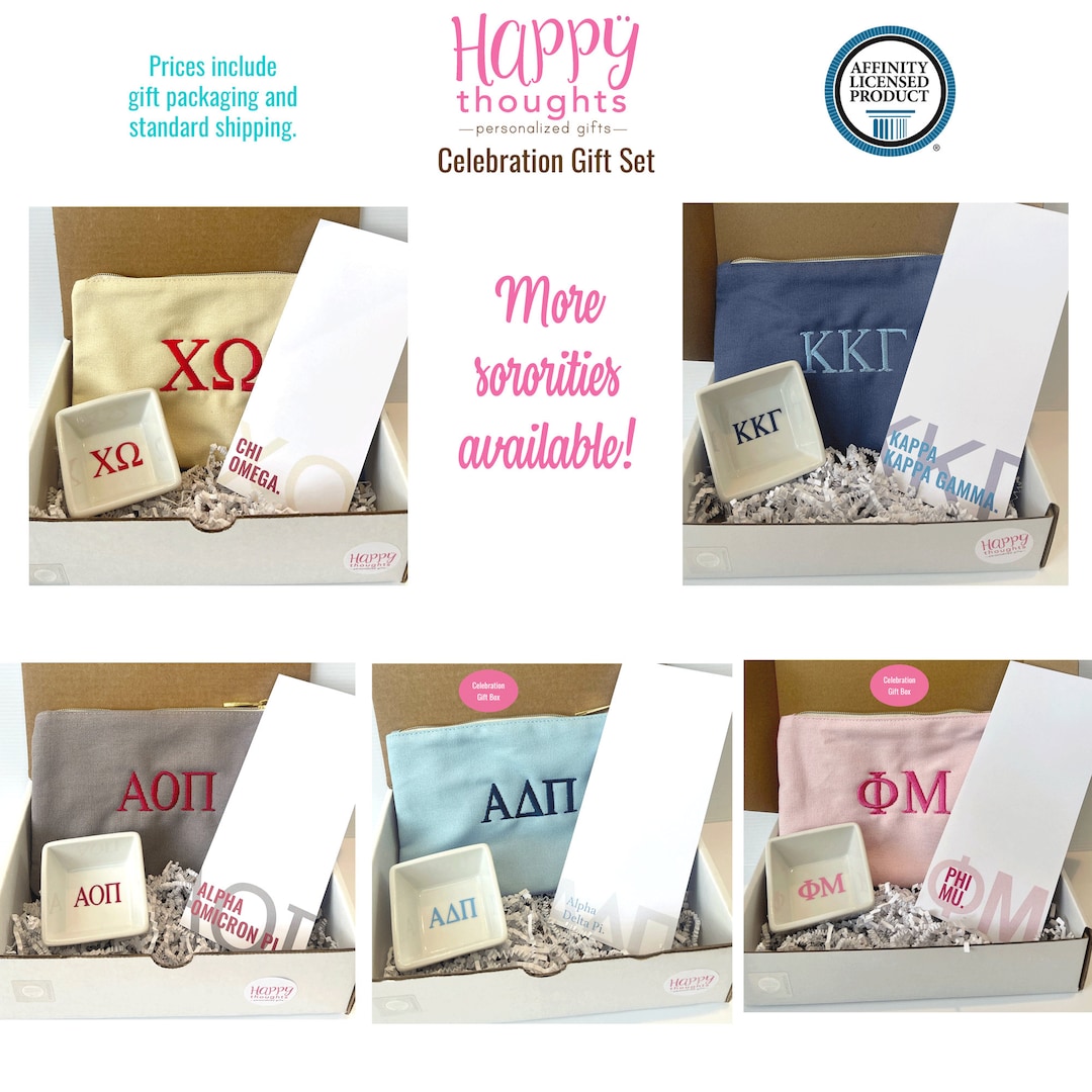 Sorority Celebration Gift Set 2025 - Bid Day Basket - Sorority Gift ...